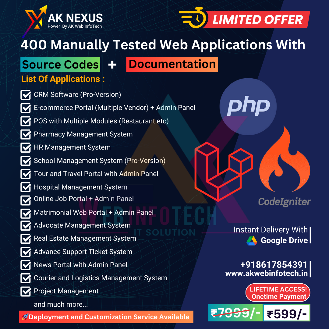 400+ Web Applications Source Code – IT Company